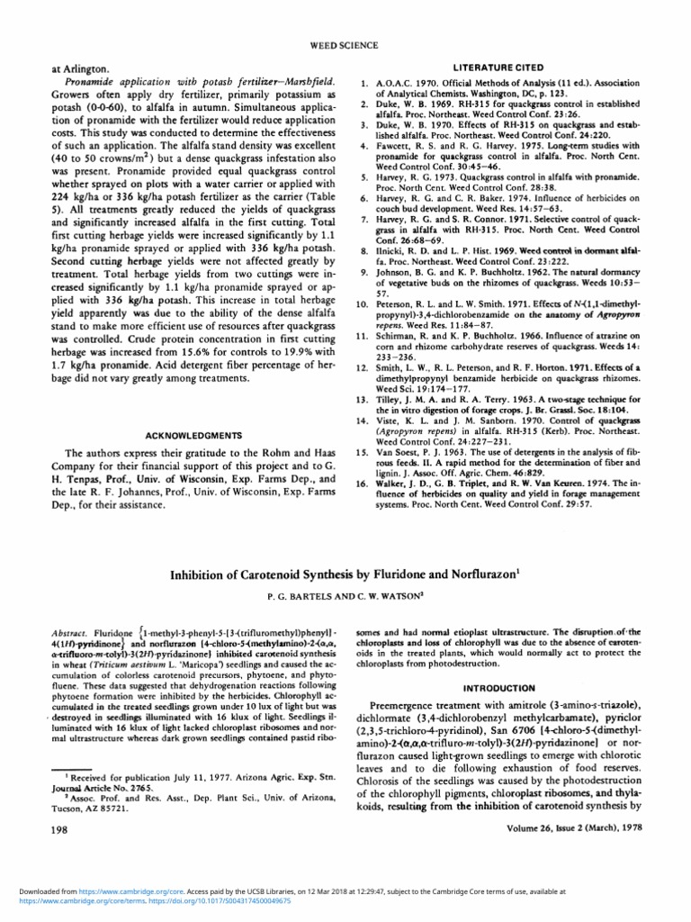 Bartels 1978 | PDF