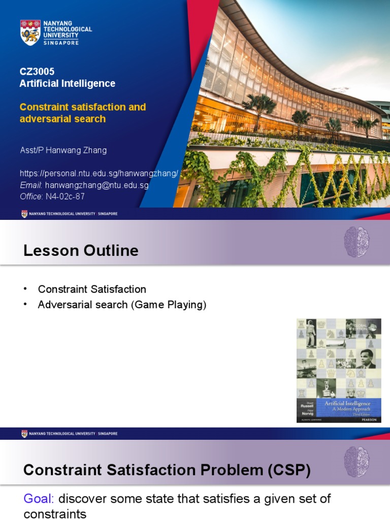 AI Constraint Satisfaction & Game Search | PDF | Applied Mathematics | Theoretical Computer Science