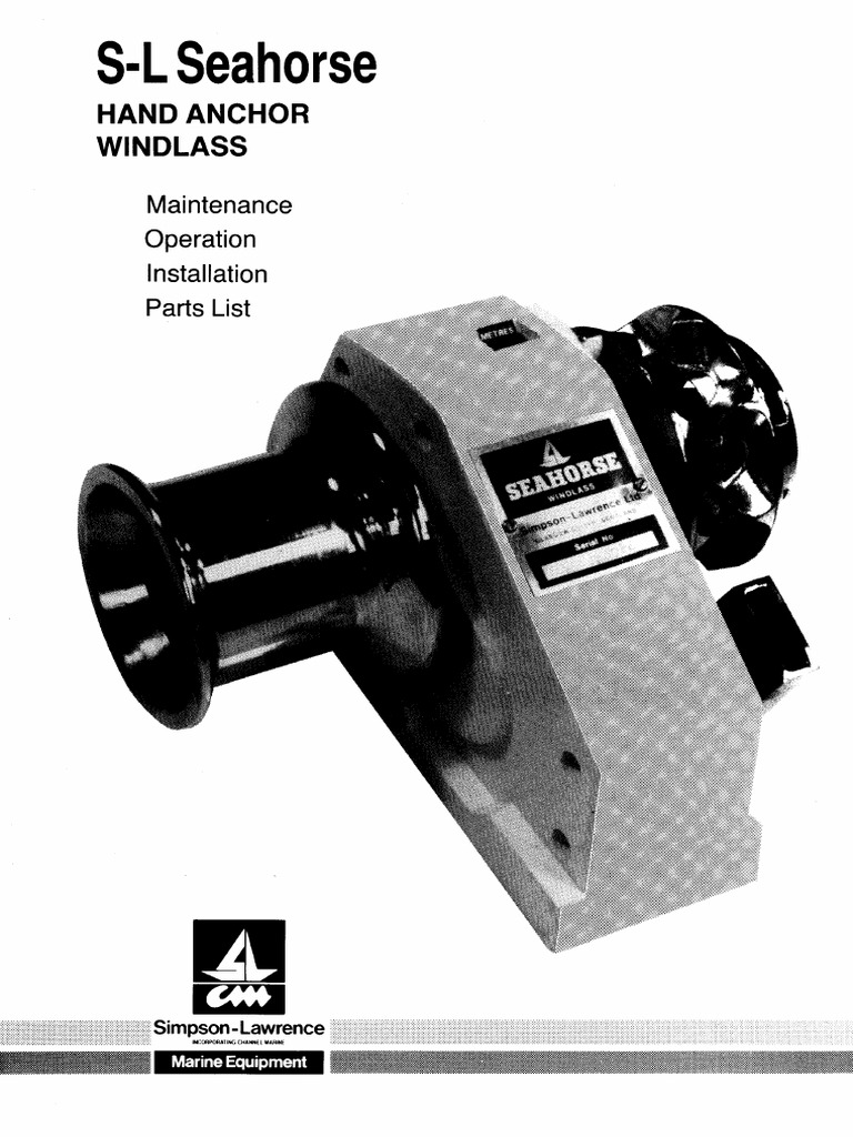 Molinete Simpson-Lawrence Seahorse 513 | PDF