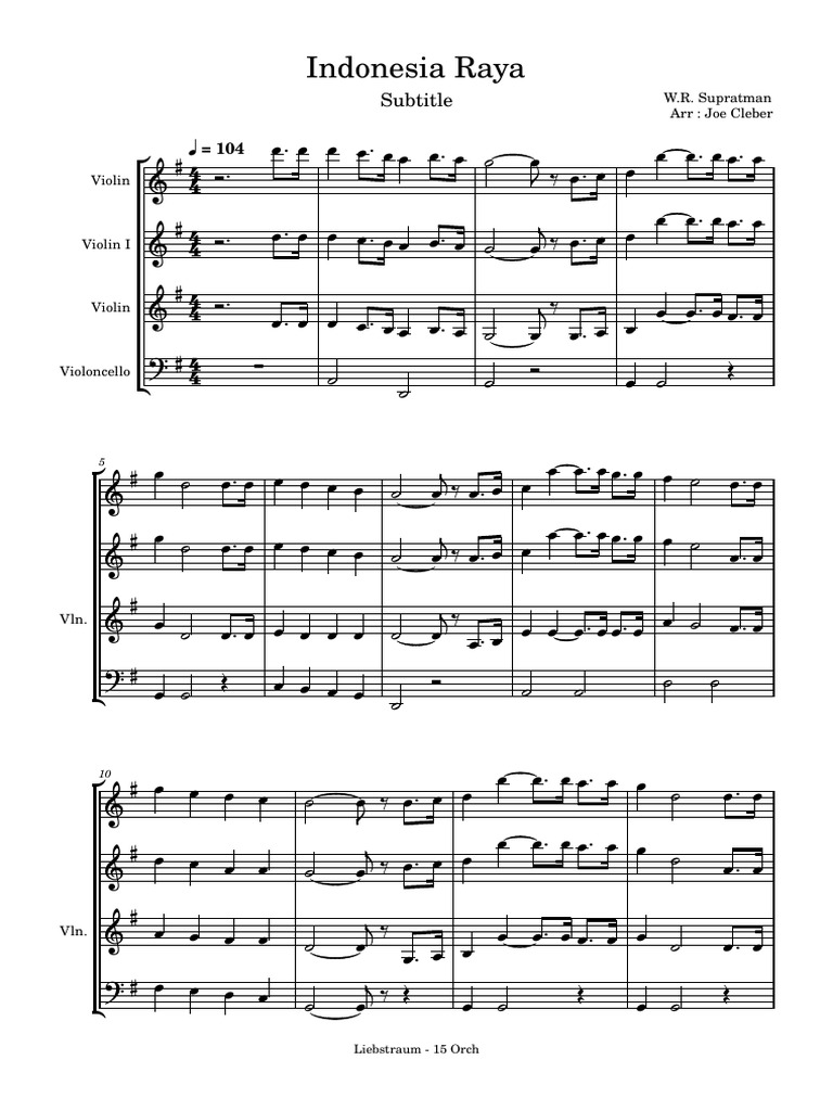 Indonesia Raya-Score_and_Parts | PDF