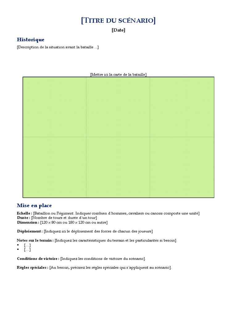 Modele Scenario | PDF