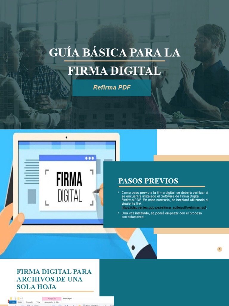 Guía Básica para La Firma Digital | PDF