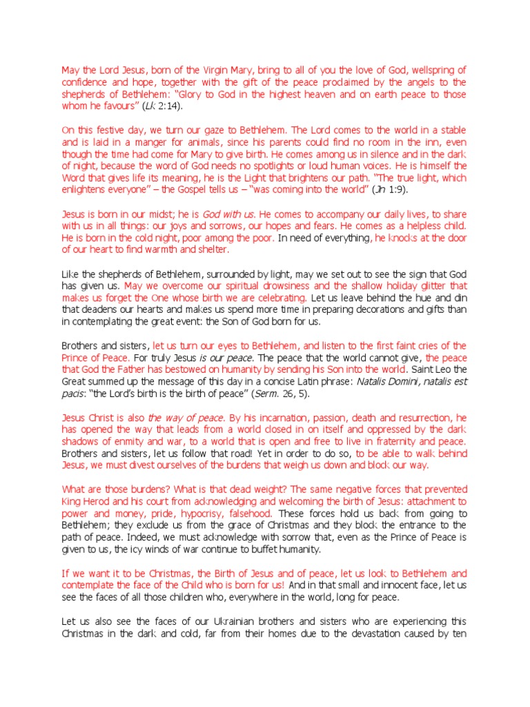 Urbi Et Orbi | PDF | Religion & Spirituality