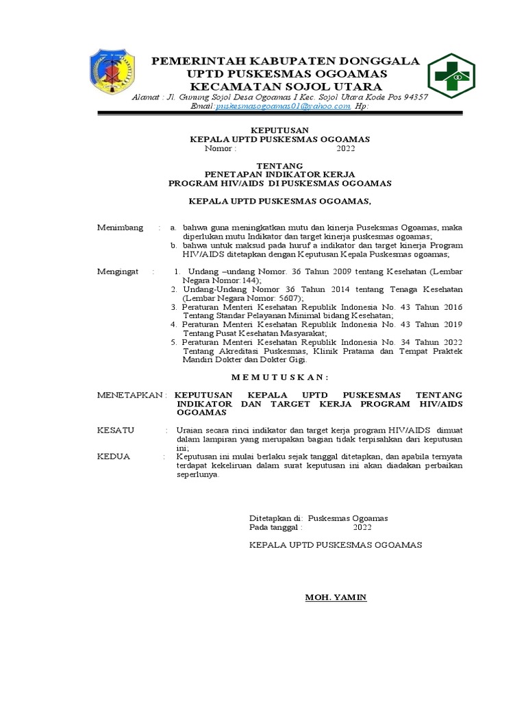 SK Indikator HIV | PDF