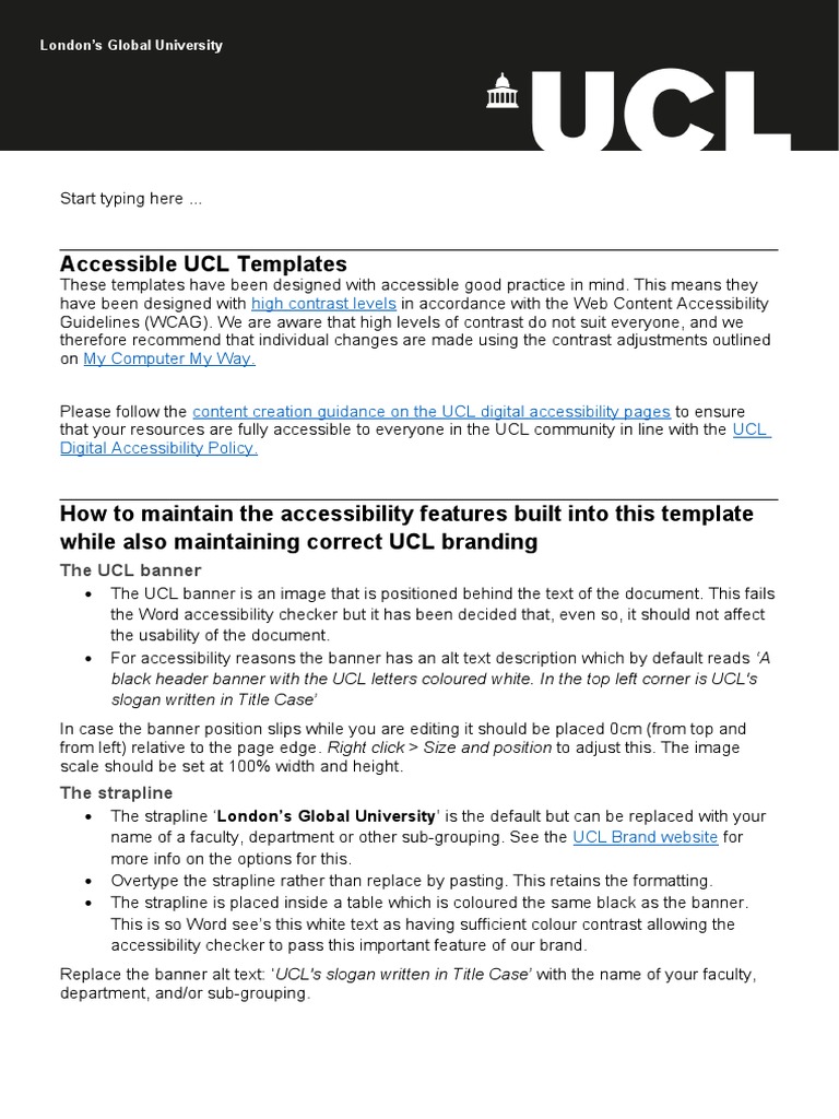 UCL A4 letterhead black | PDF