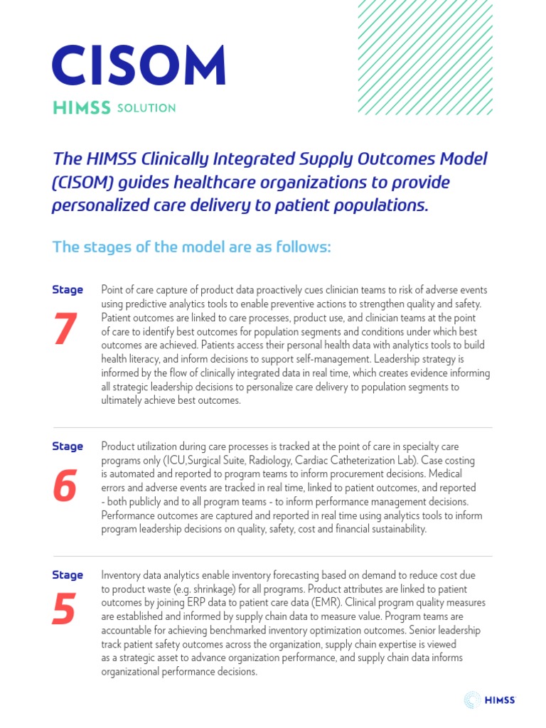 Himss Cisom Criteria | PDF