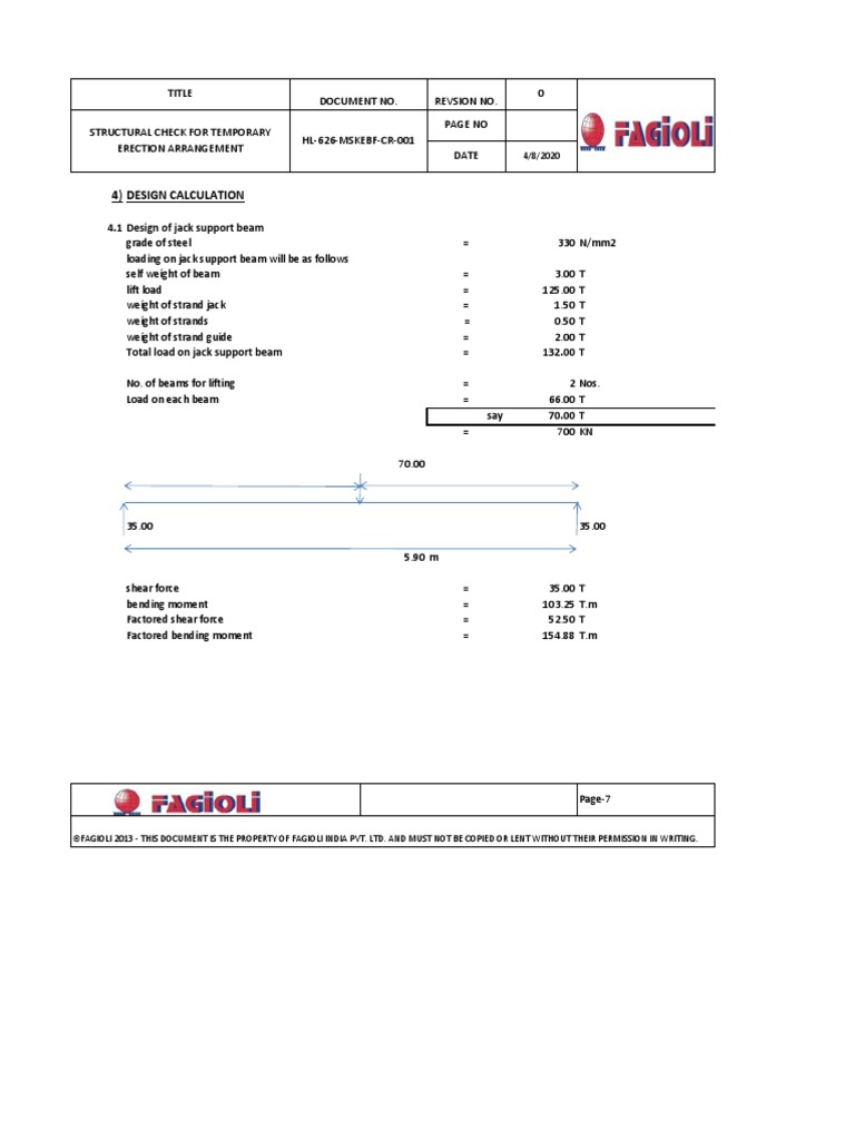 5.9m Skid Track JSB Calc | PDF