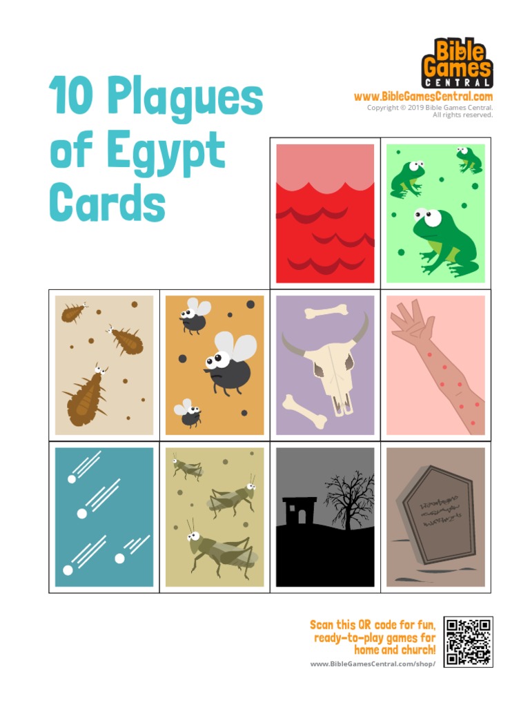 Ten Plagues of Egypt Cards | PDF