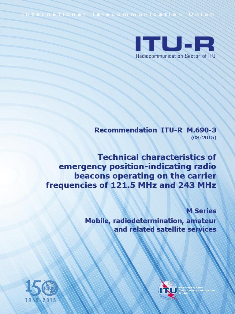 Technical Characteristics of Emergency Position-Indicating Radio Beacons Operating On The ...