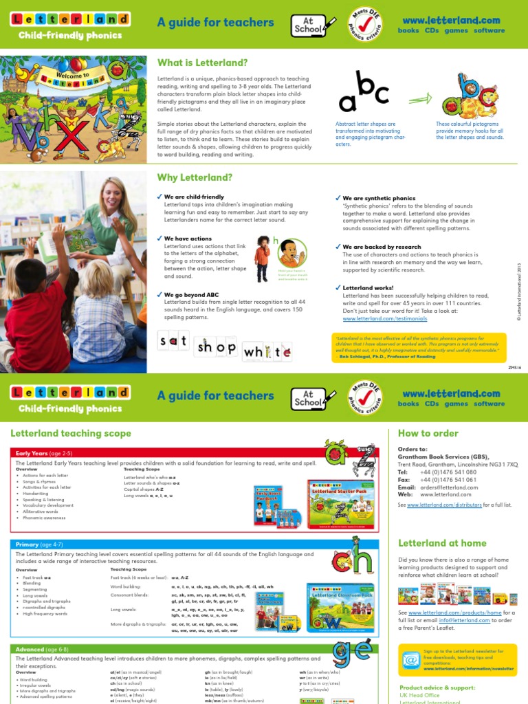 Letterland Teacher Leaflet | PDF