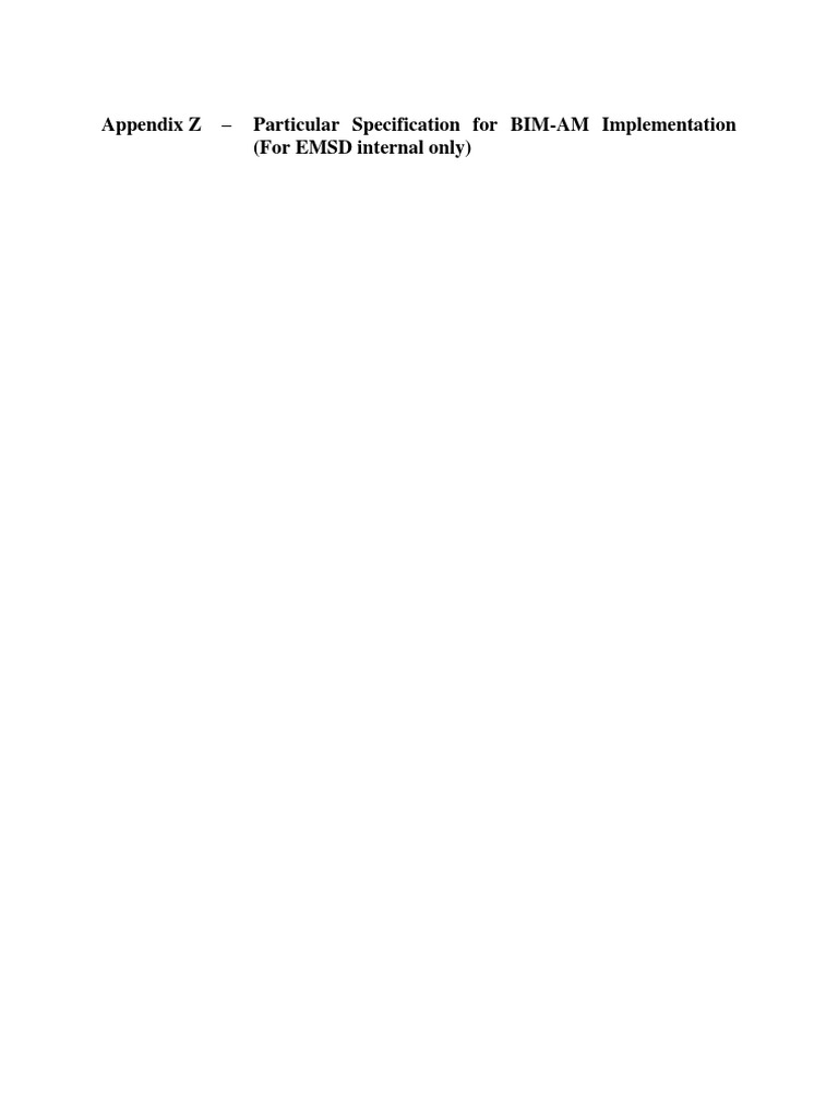 BIM-AM Implementation Specs | PDF | Building Information Modeling | Specification (Technical ...