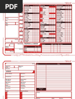 Cyberpunk Red Character Sheet | PDF | Weaponry | Leisure