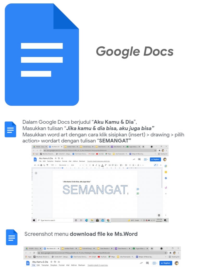 Panduan Lengkap Menggunakan Google Docs | PDF