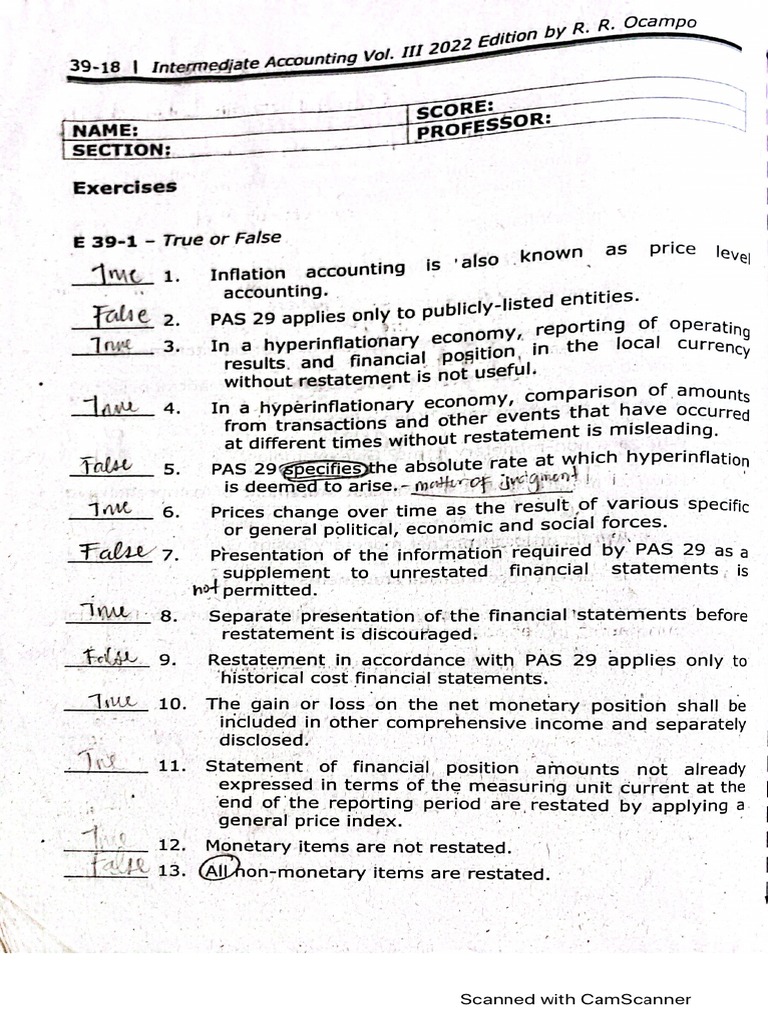Ia 3 Ballada Chap 39 Answer Key | PDF