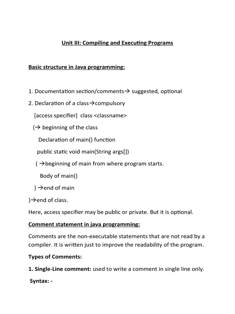 Unit Iii Computer Notes Download Free Pdf Parameter Computer