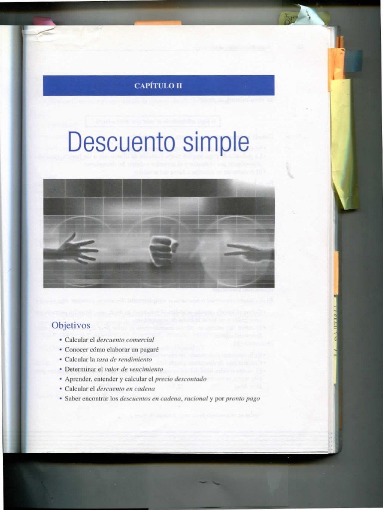 CapiÌ Tulo II Descuento Simple | PDF