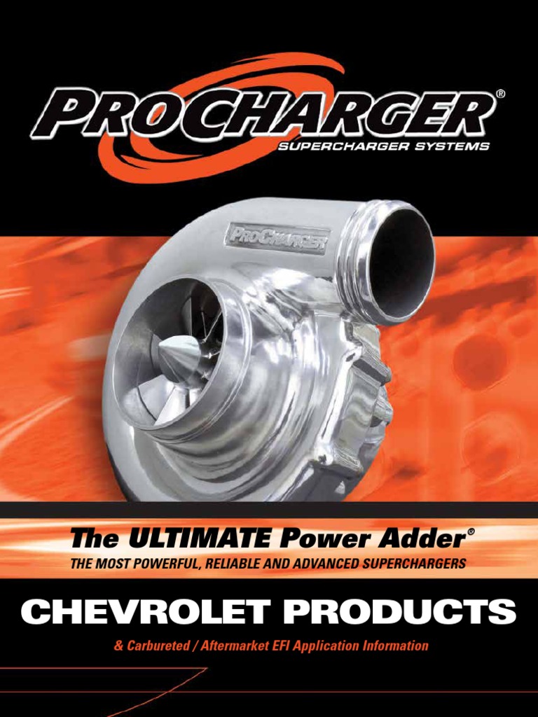 ProCharger CarbChevy Catalog | PDF | Business | Computers