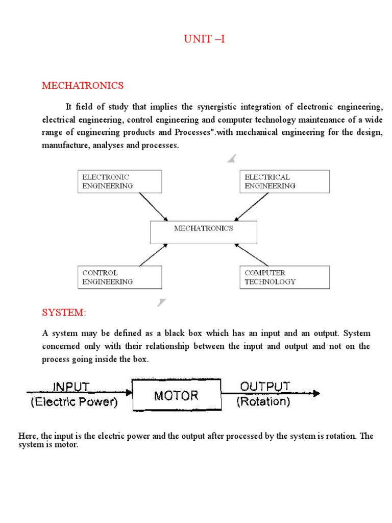 ME6702 Notes | PDF | Microprocessor | Inductor