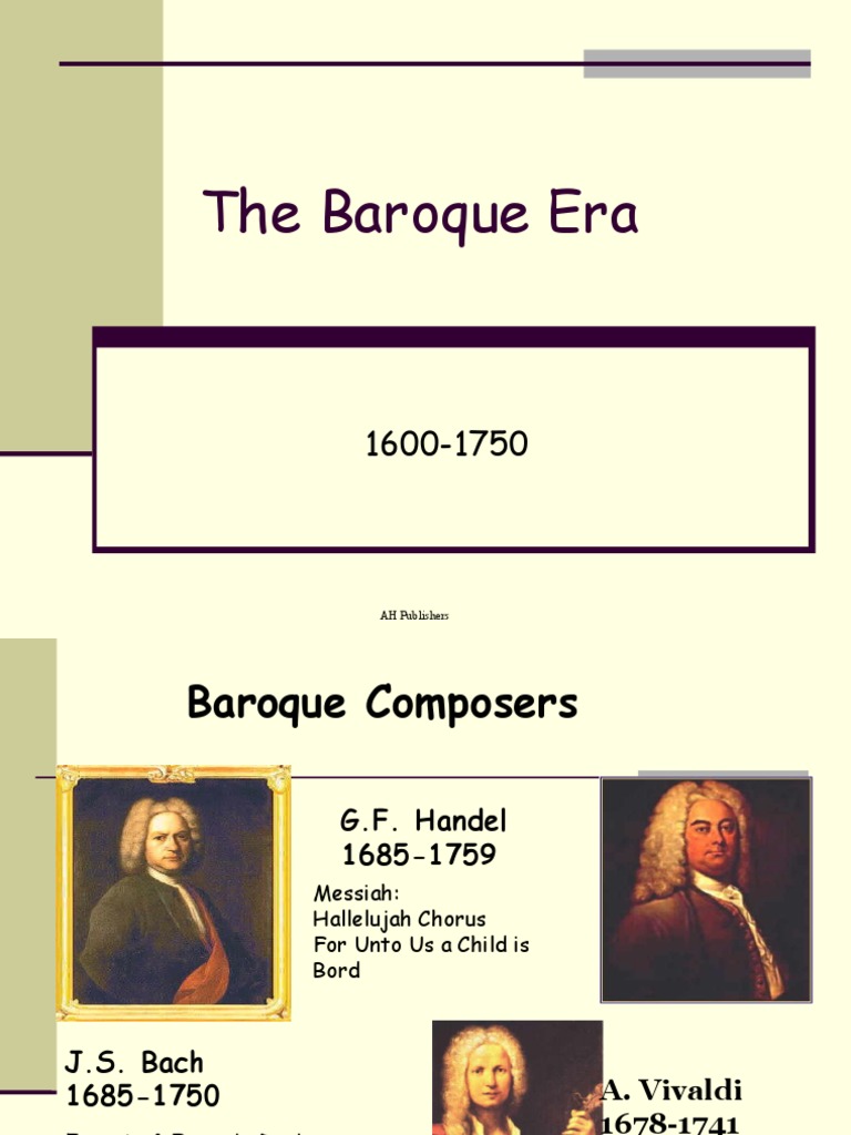 Baroque and Classical Periods | PDF