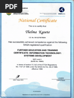 PSiRA Certificate | PDF