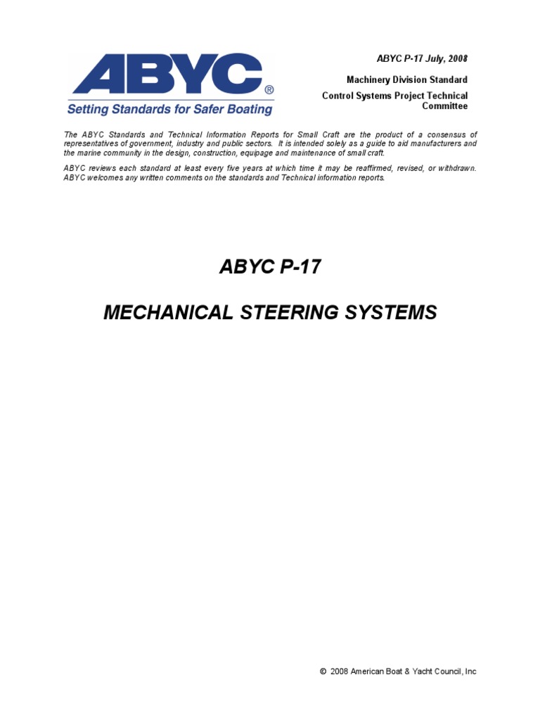 Abyc P17 | PDF | Steering | Engines