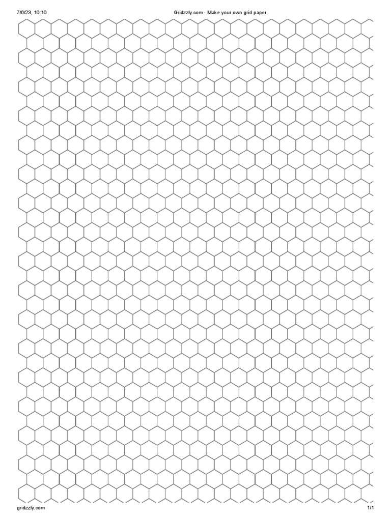 Make Your Own Grid Paper | PDF