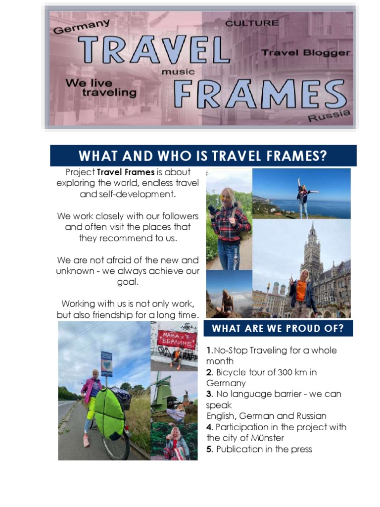 MediaKit Travel Frames ENG | PDF