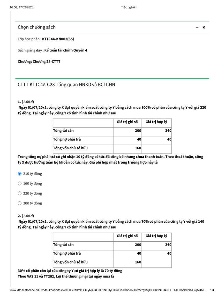 Test Onl c28 - 2 File - 10đ - Đã Ocr | PDF