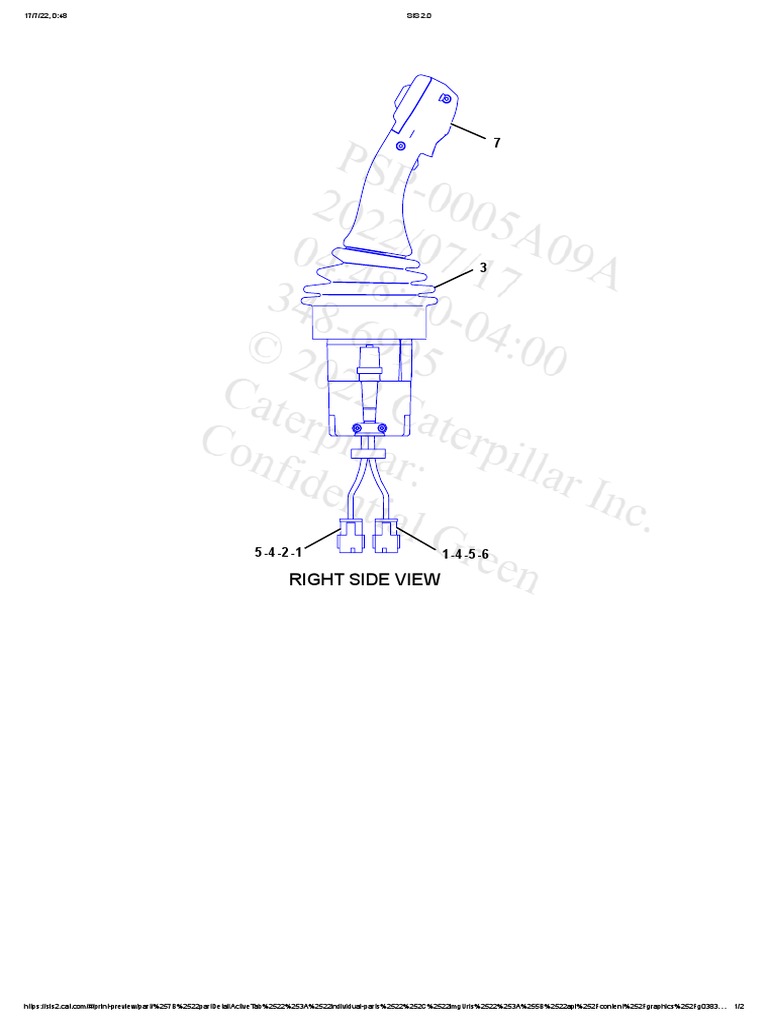 348-6995 Control Gp-Joystick - RH | PDF