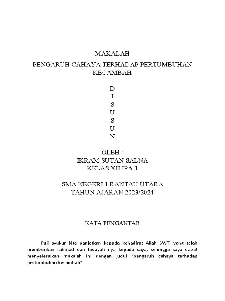 Makalah Ikram | PDF