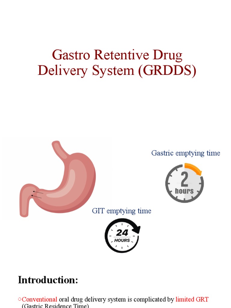 GRDDS | PDF | Pharmaceutical Formulation | Stomach