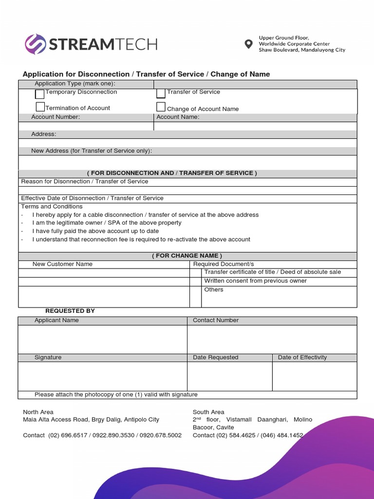 Termination Form | PDF