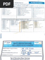 HSE Observation Card Instructions | PDF