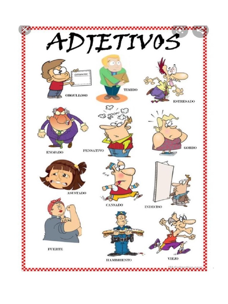 Adjetivos Calificativos | PDF