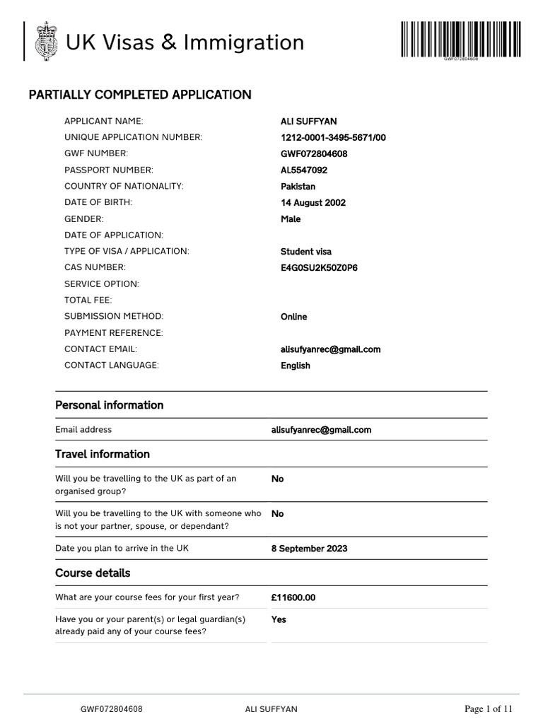 Suffyan Ali Pdf Travel Visa European Economic Area