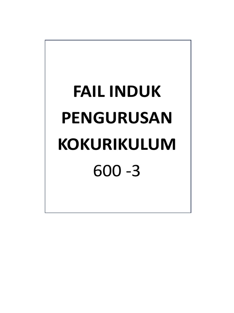 2023 - 2024 Label Fail Utama Kokum | PDF