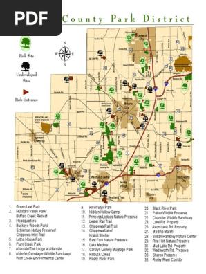 Medina County Parks Map