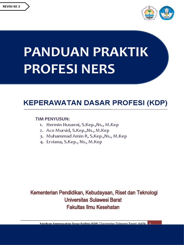 Pedoman Praktik Profesi Ners - KDP - Fikes Unsulbar | PDF | Karier & Perkembangan | Sains ...