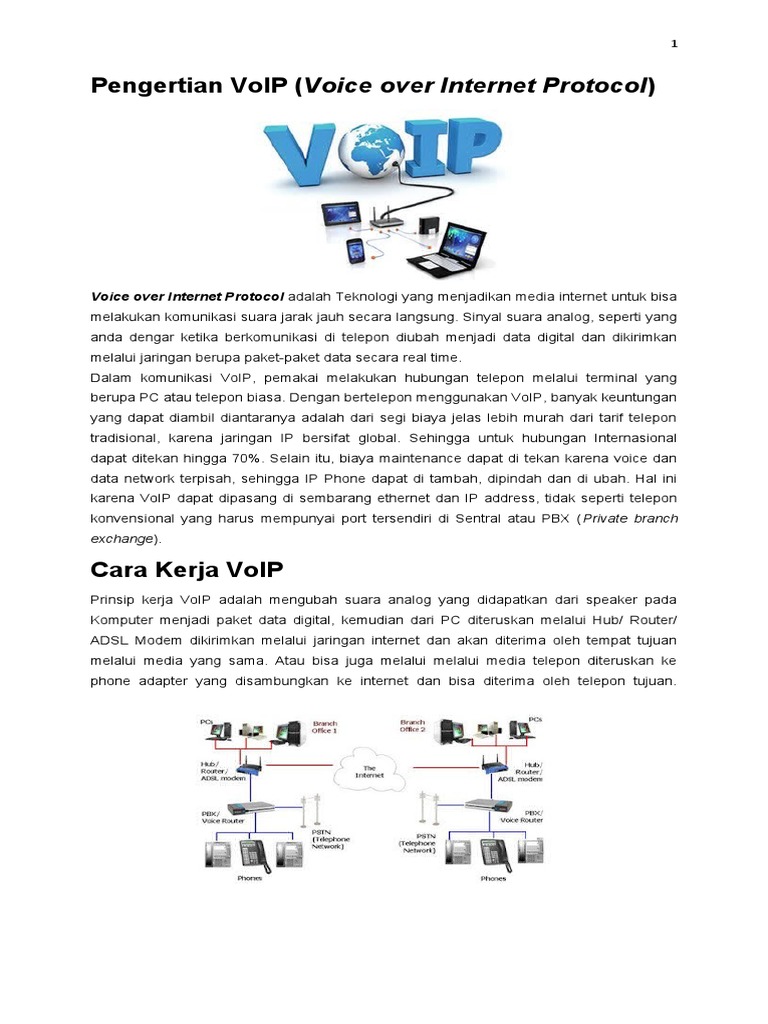 Materi TLJ Tenteng VoIP | PDF