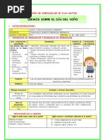 SESIÓN DE 5° Leemos y Comprendemos Un Texto "El Día Del Niño" | PDF | Comprensión lectora ...