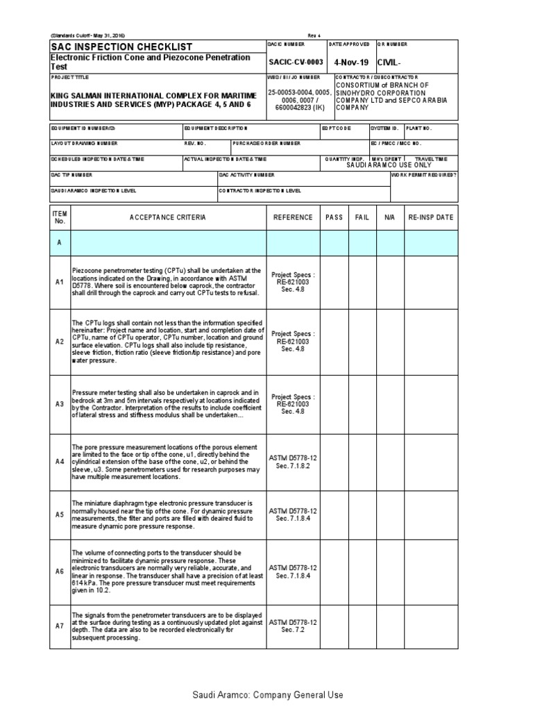 SACIC-CV-0003 Rev.04 Electronic Friction Cone and Piezocone Penetration ...
