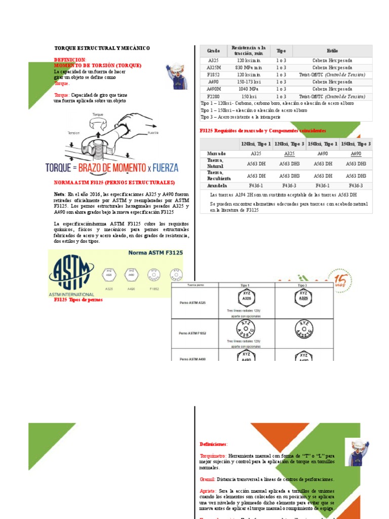 Torque Estructural y Mecanico | PDF