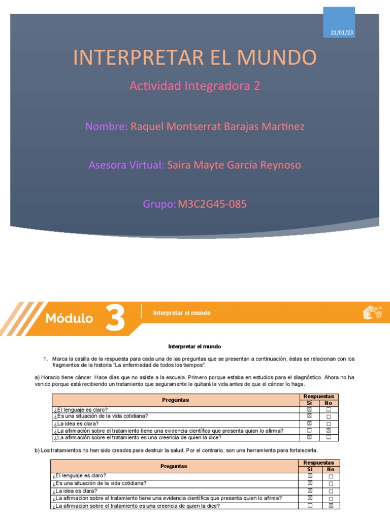 Actividad Integradora 2 Módulo 2 | PDF