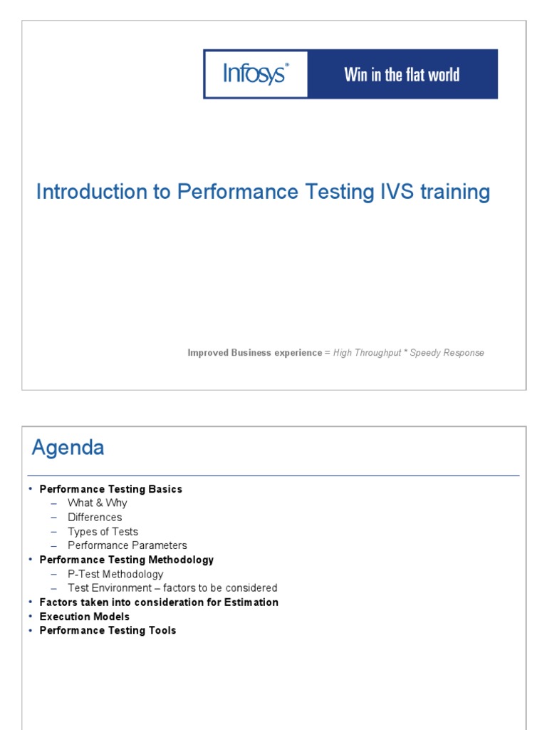 Performance Testing Training IVS 2 | PDF