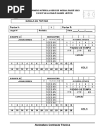 Súmula de Queimada - Jogos Internos | PDF