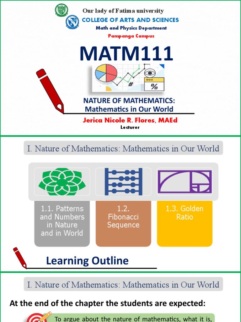Nature of Mathematics Part 1 | PDF