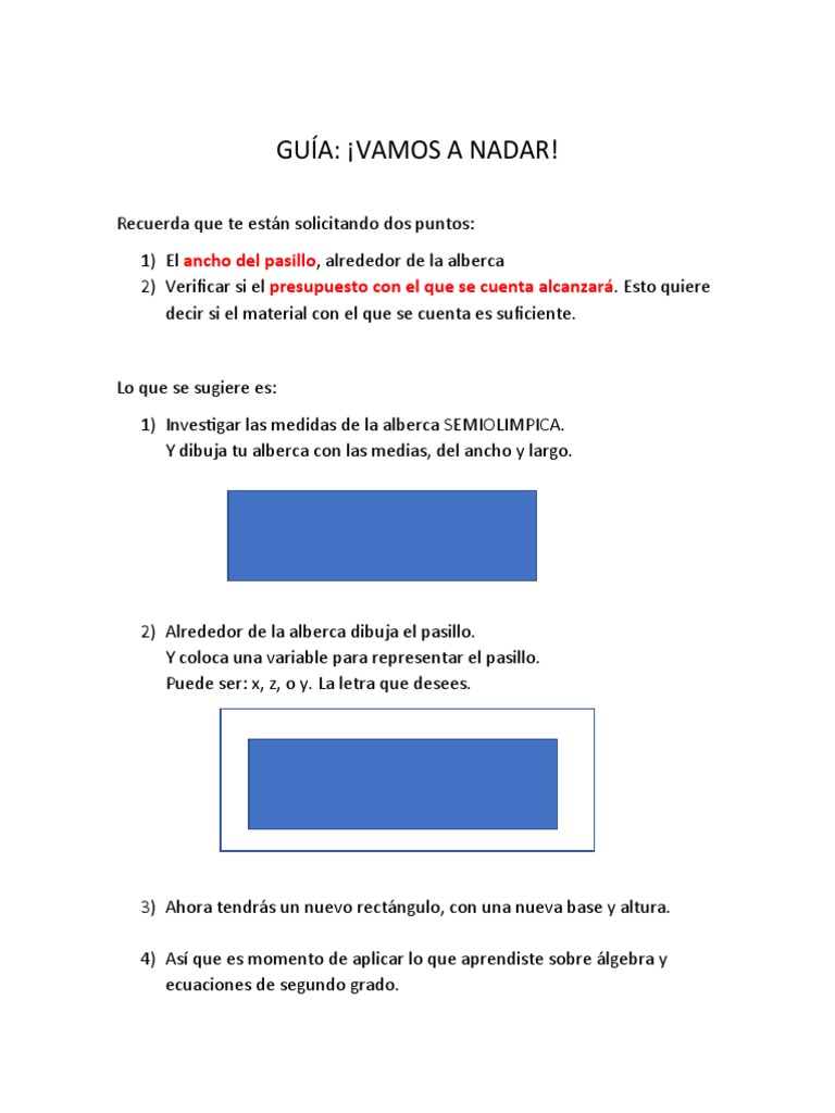 Guía Vamos A NADAR | PDF