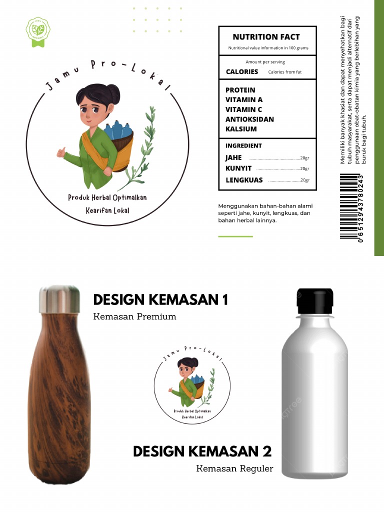 Design Produk Jamu Prolokal | PDF