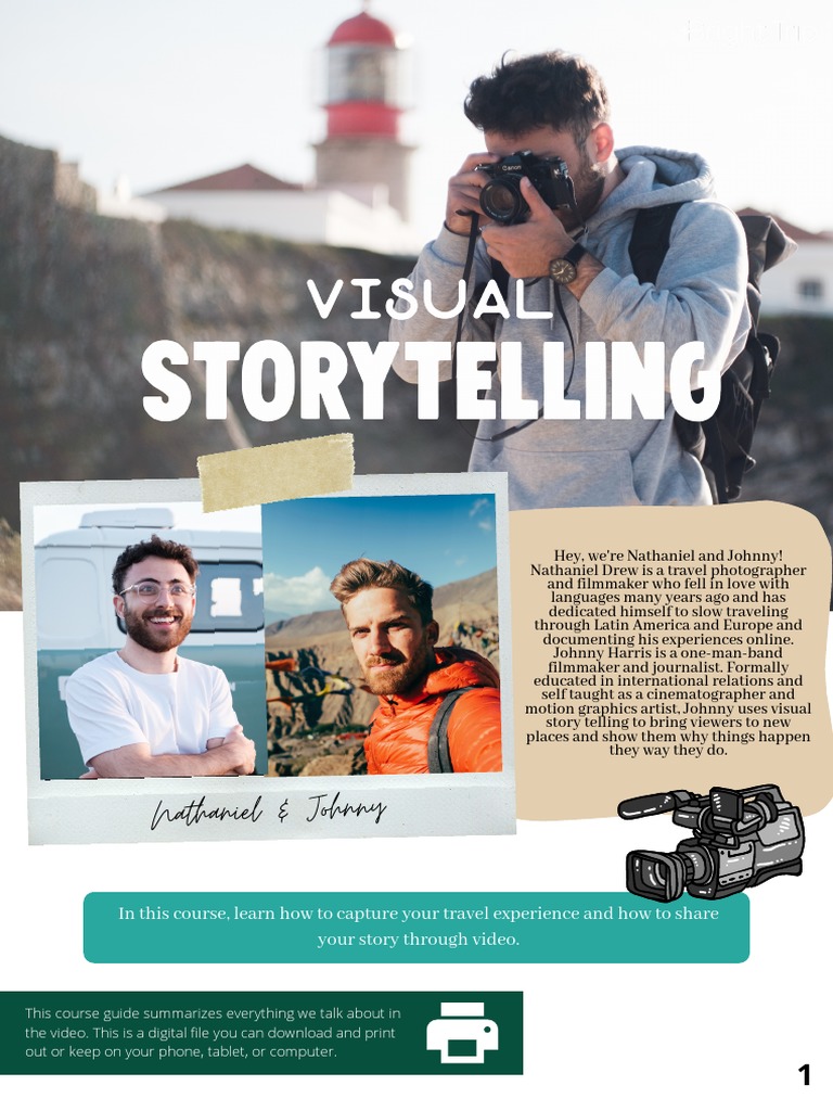 Visual Storytelling Course Overview | PDF | Storytelling | Thought