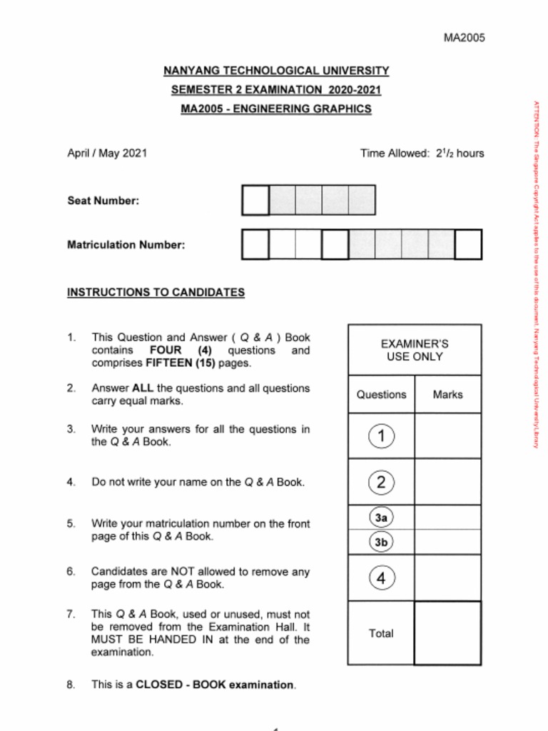 Ma2005 2020 2021 Semester 2 Pdf 